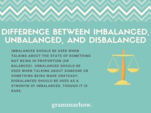 Imbalanced, Unbalanced, Or Disbalanced? Here’s The Difference (+21 ...