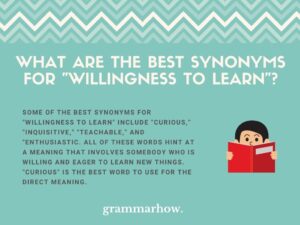 4 Synonyms for Willingness to Learn You Should Know