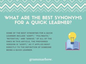 6 Good Synonyms For A "Quick Learner" (On Your Resumé)