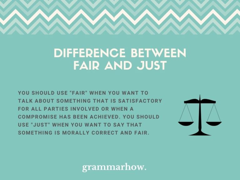 Fair vs. Just - Difference Explained (With Examples)
