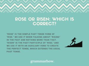 Rose or Risen: Which Is Correct? (Helpful Examples)
