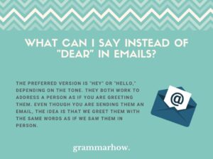 10 Better Ways To Say "Dear" In Emails