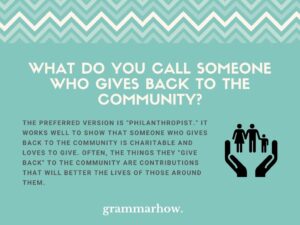 12 Best Words For Someone Who Gives Back To The Community