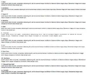 12 Smallest Fonts In Microsoft Word