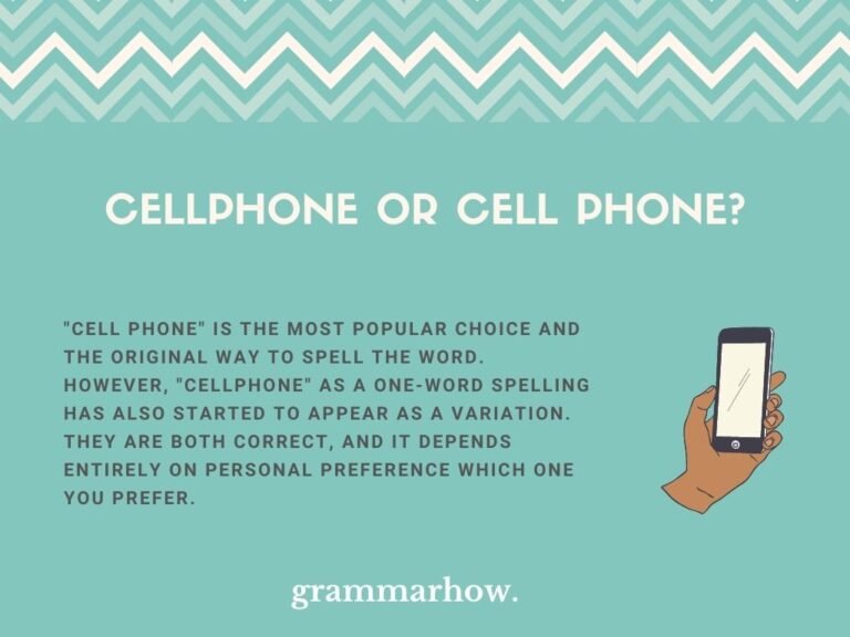 Cellphone or Cell phone? (Helpful Examples)