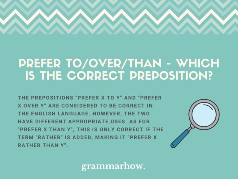 Prefer To/Over/Than - Easy Preposition Guide (With Examples)