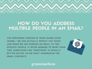 10 Best Ways To Address Multiple People In An Email