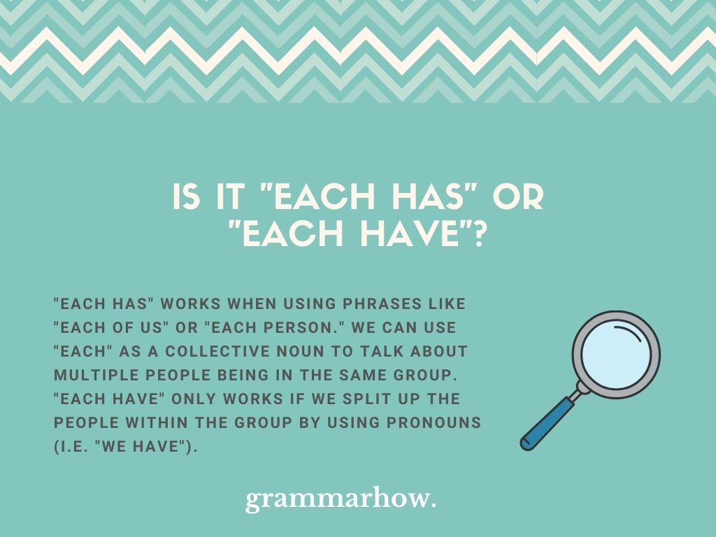  Each Has Or Each Have Correct Version With Examples 