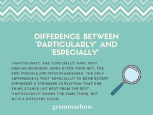"Especially" vs. "Particularly" - Difference Explained