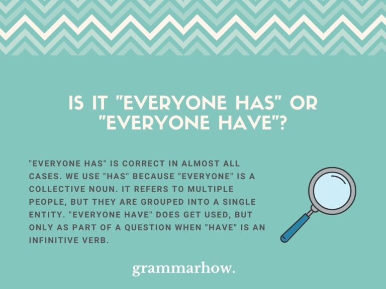 "Everyone Has" or "Everyone Have" - Correct Version