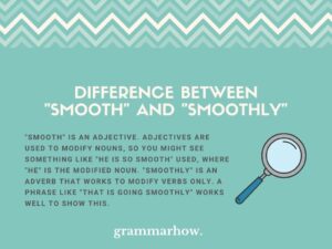 Smooth or Smoothly? Difference Explained (With Examples)