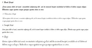 12 Best Cursive Fonts in Microsoft Word