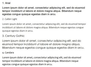 12 Best Fonts for Notes in Microsoft Word