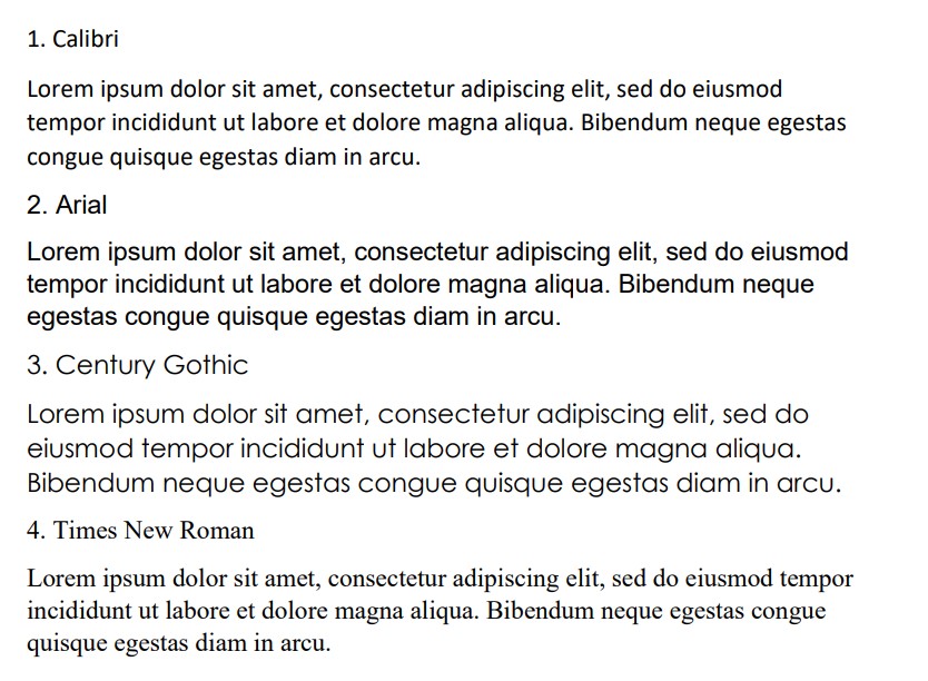 12 Best Fonts For A CV In Microsoft Word TrendRadars