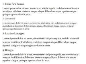 12 Best Serif Fonts in Microsoft Word