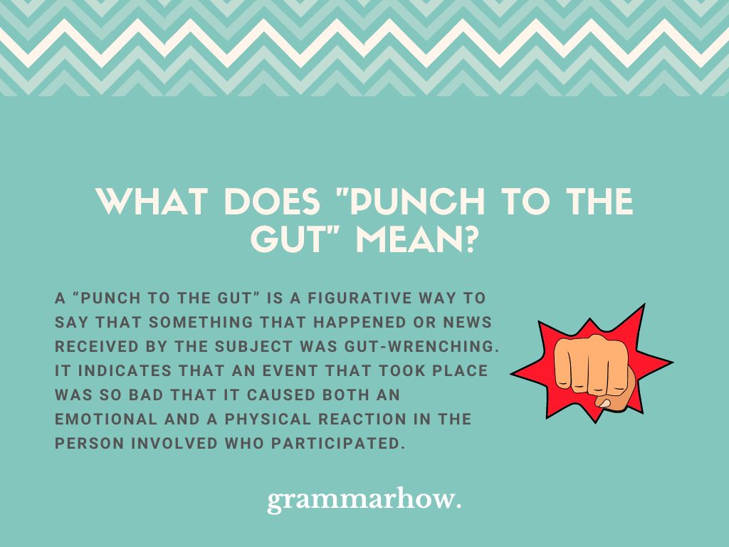  Punch To The Gut Meaning Synonyms With Examples TrendRadars