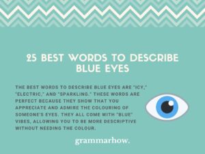 25 Best Words to Describe Blue Eyes