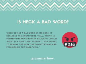 Is Heck a Bad Word? (Here's Where You Shouldn't Say It)