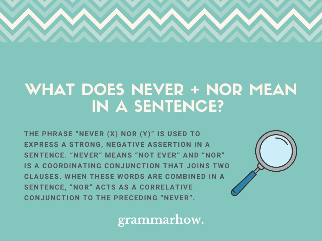 Never Nor In A Sentence Meaning How To Use TrendRadars Never Nor In A Sentence Meaning How To Use TrendRadars
