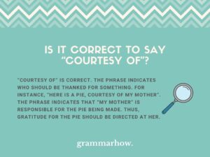 Is It Correct to Say "Courtesy Of"?